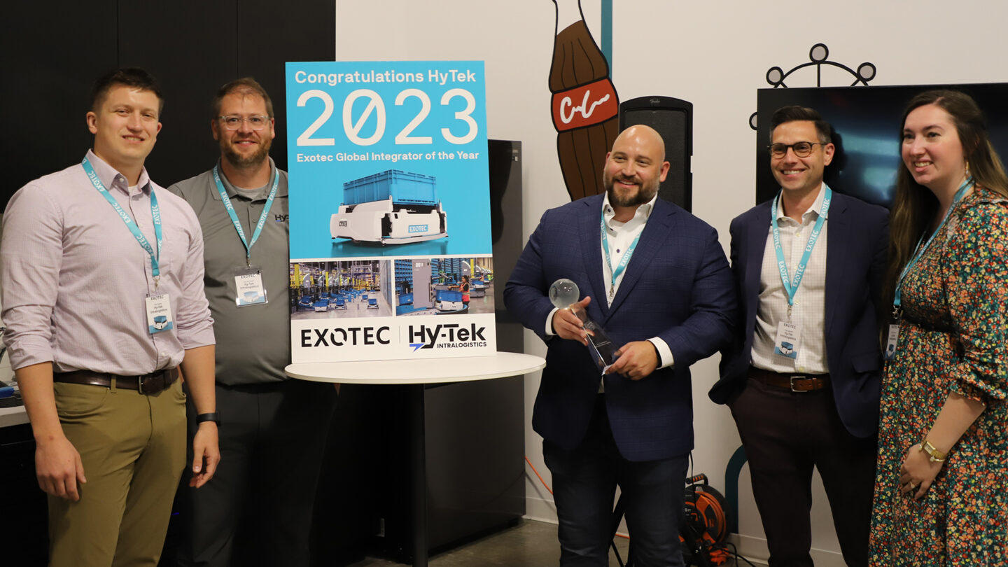 Hy-Tek Intralogistics Awarded 2023 Exotec Global Integrator of the Year ...